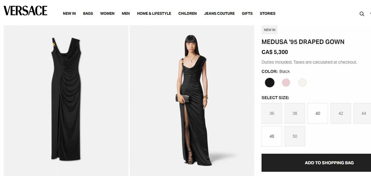 რა ღირს Versace-ს სამოსი, რომელიც ელენე ეპიტაშვილმა Ballon d'Or-ის ...